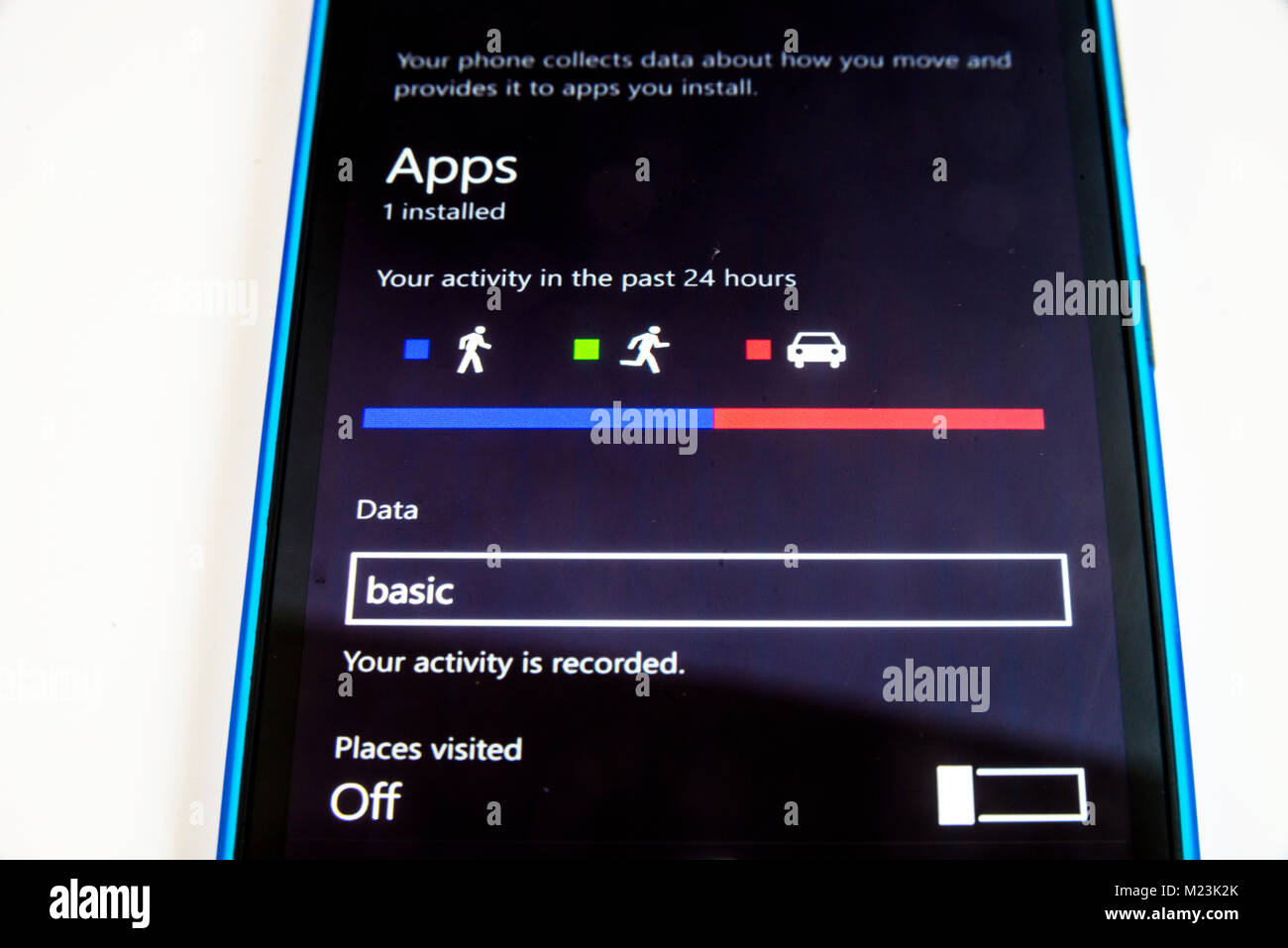 Mobile phone location trace hi-res stock photography and images - Alamy