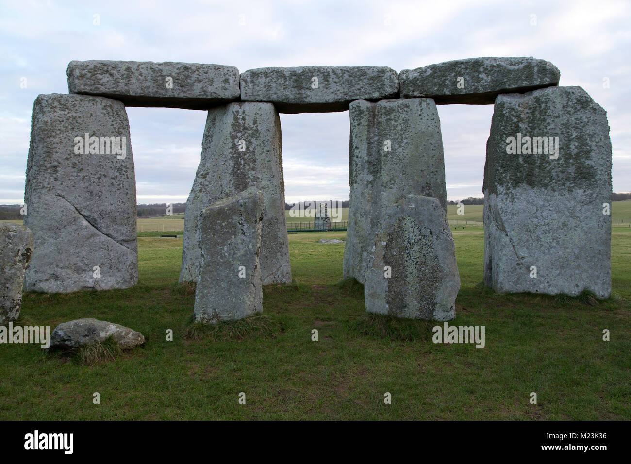 The Stonehenge stone circle in Wiltshire, England. The ancient monument ...