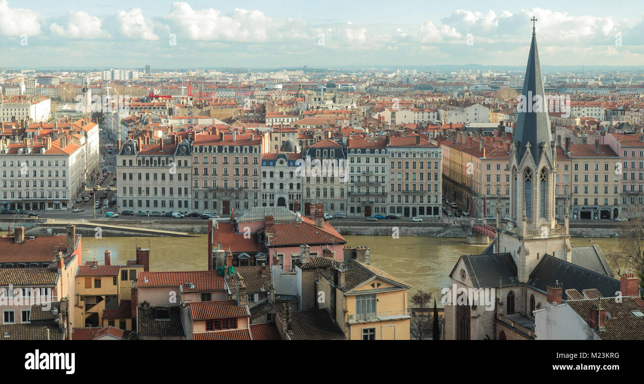 Lyon city views Stock Photo - Alamy