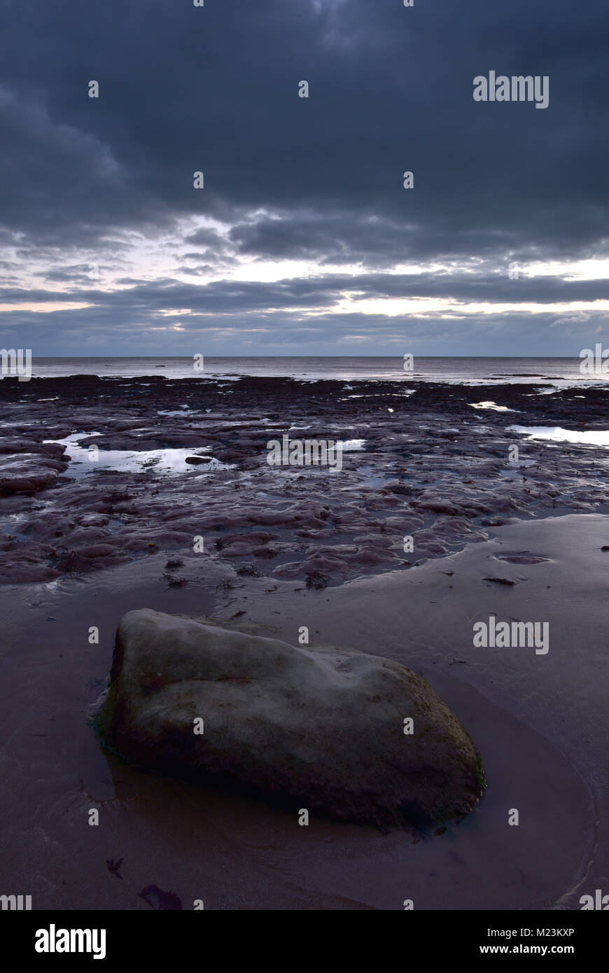 a beautiful and atmospheric seascape on the isle of wight on a stormy ...