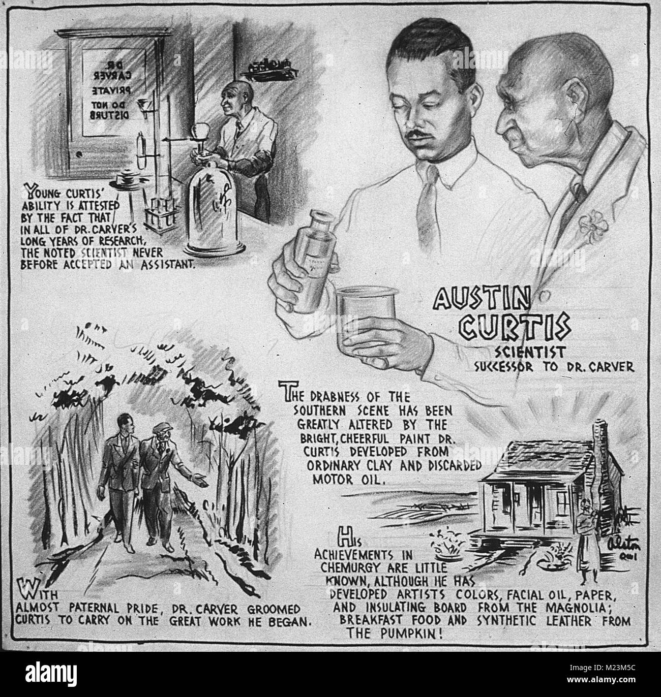 Scientist poster Black and White Stock Photos & Images - Alamy