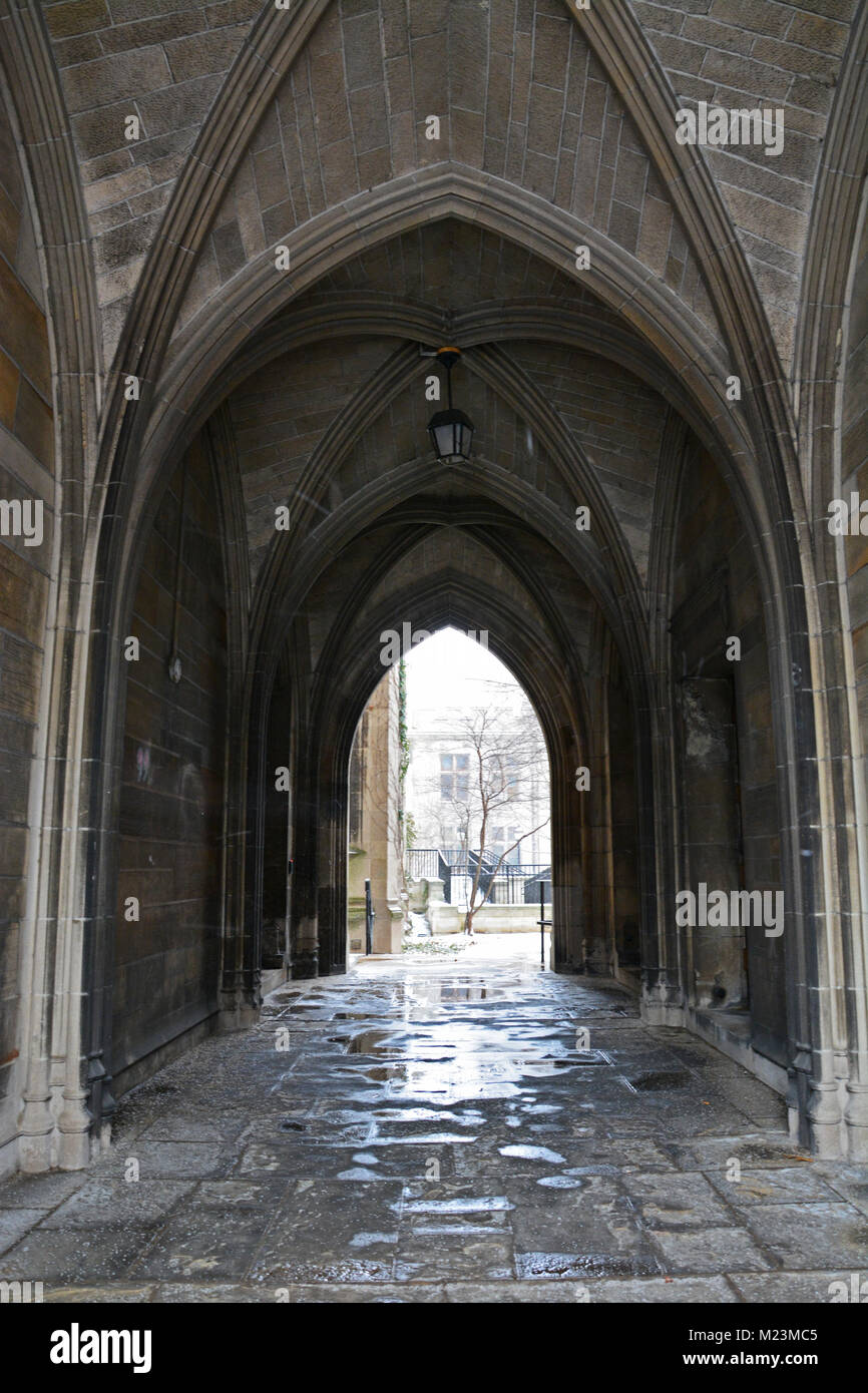 University chicago gothic building exterior hi-res stock photography ...