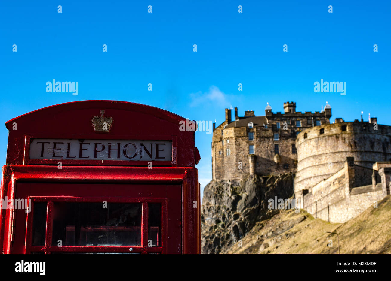 View part edinburgh castle hi-res stock photography and images - Alamy