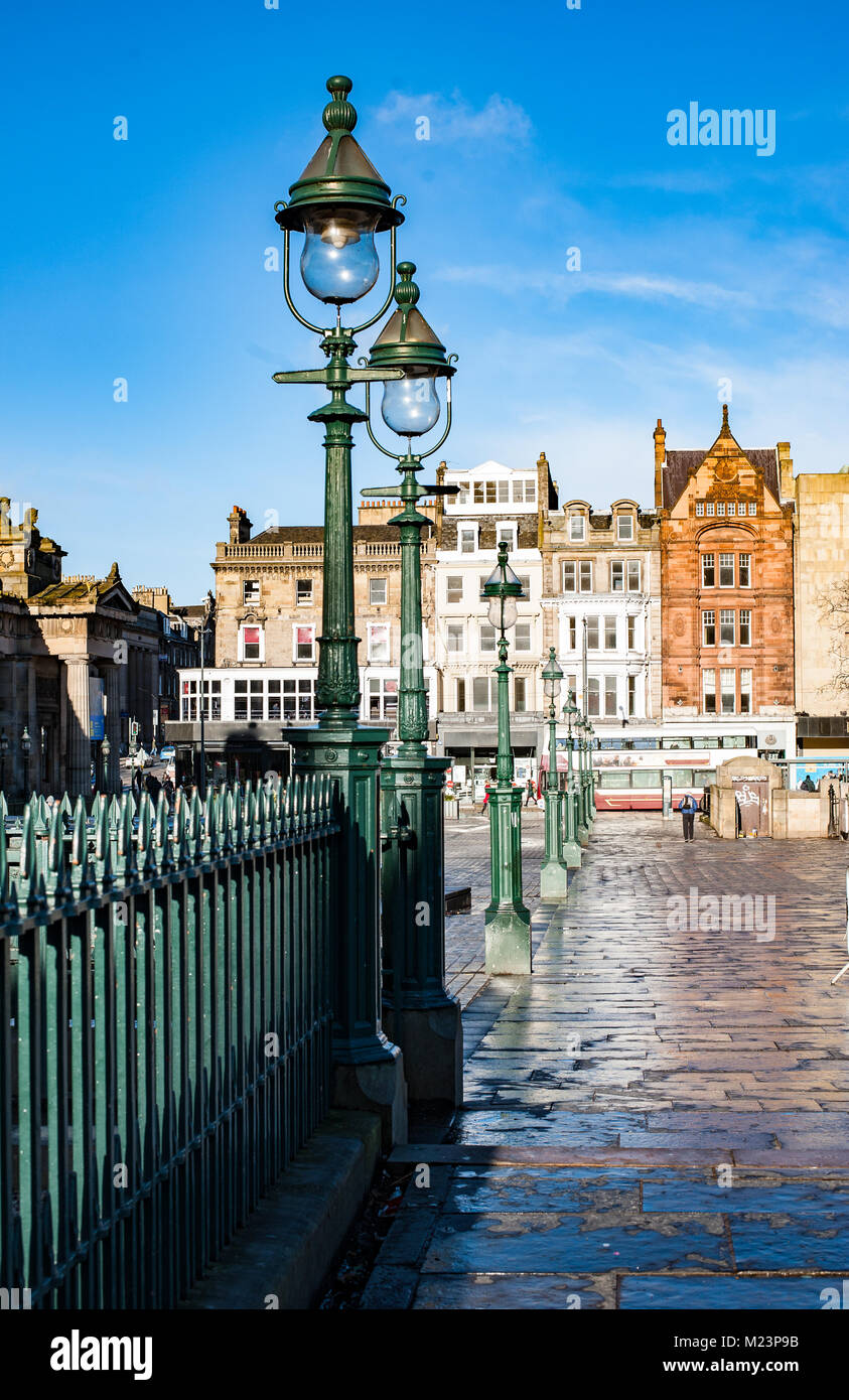 Old lamp posts in edinburgh hi-res stock photography and images - Alamy