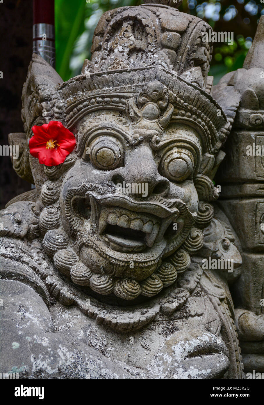 God statue at Hindu temple in Bali, Indonesia Stock Photo - Alamy