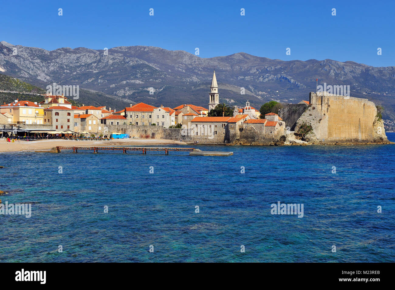 Panorama budva town hi-res stock photography and images - Alamy