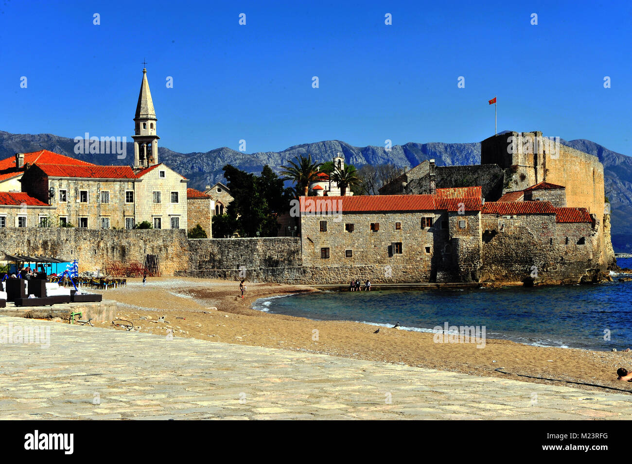 Budva old town, adriatic riviera, Montenegro Stock Photo - Alamy