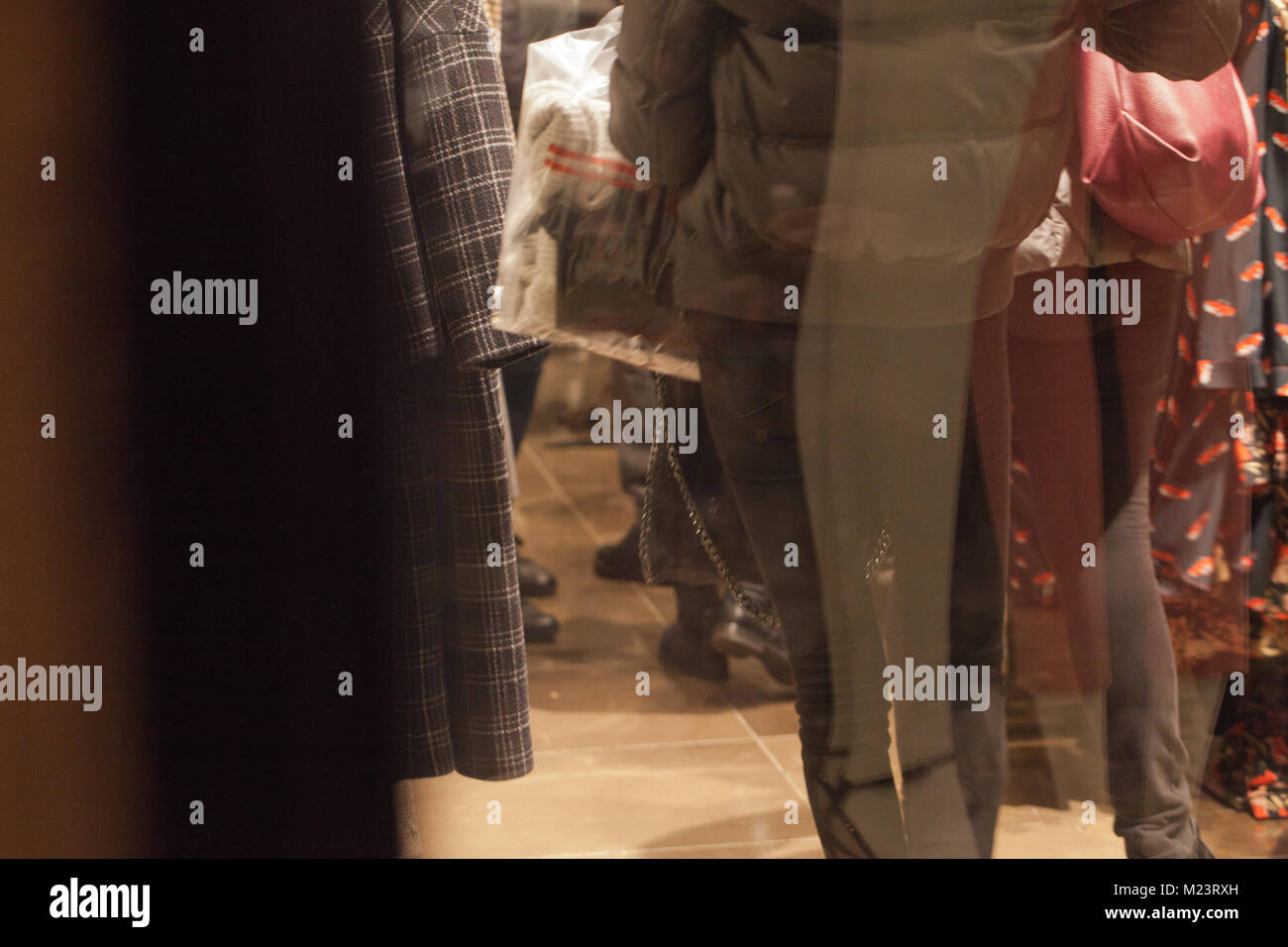people doing shopping in a store Stock Photo - Alamy