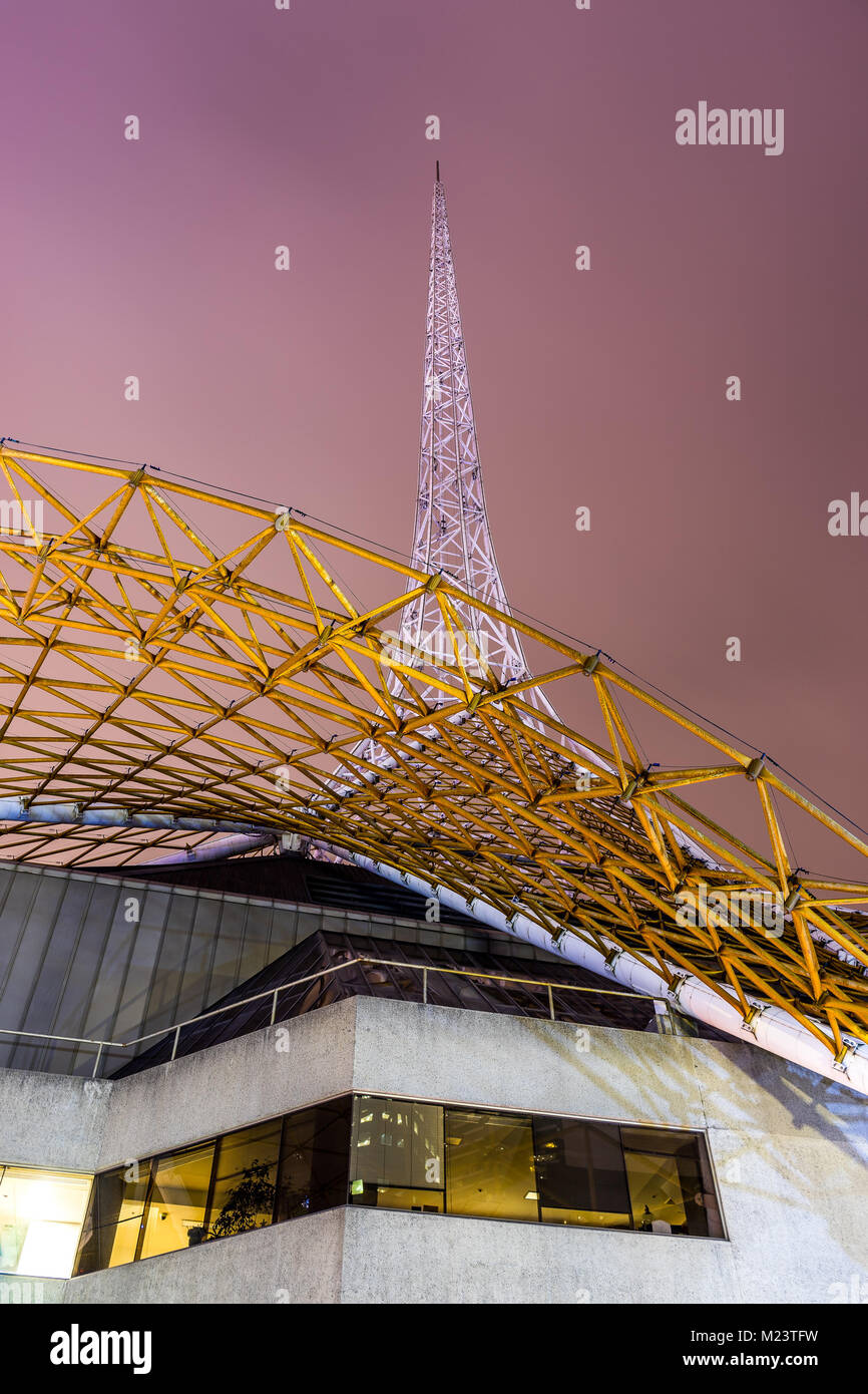 The Arts centre spire in Melbourne, Australia Stock Photo - Alamy