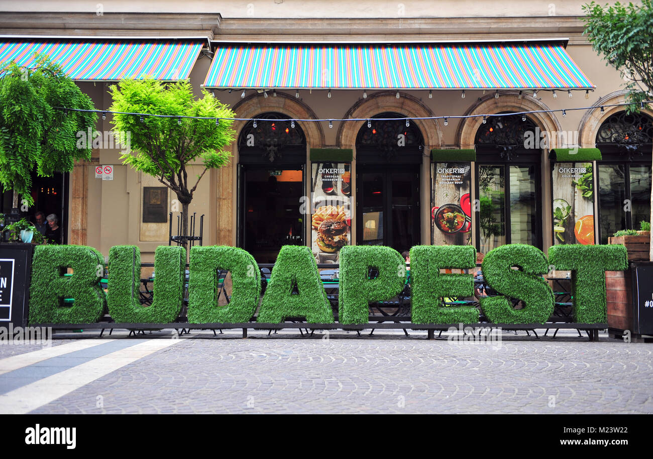 Budapest sign hi-res stock photography and images - Alamy