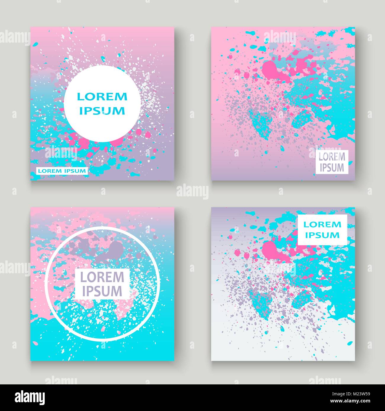 Pastel pink paint splatter Stock Vector Images - Alamy