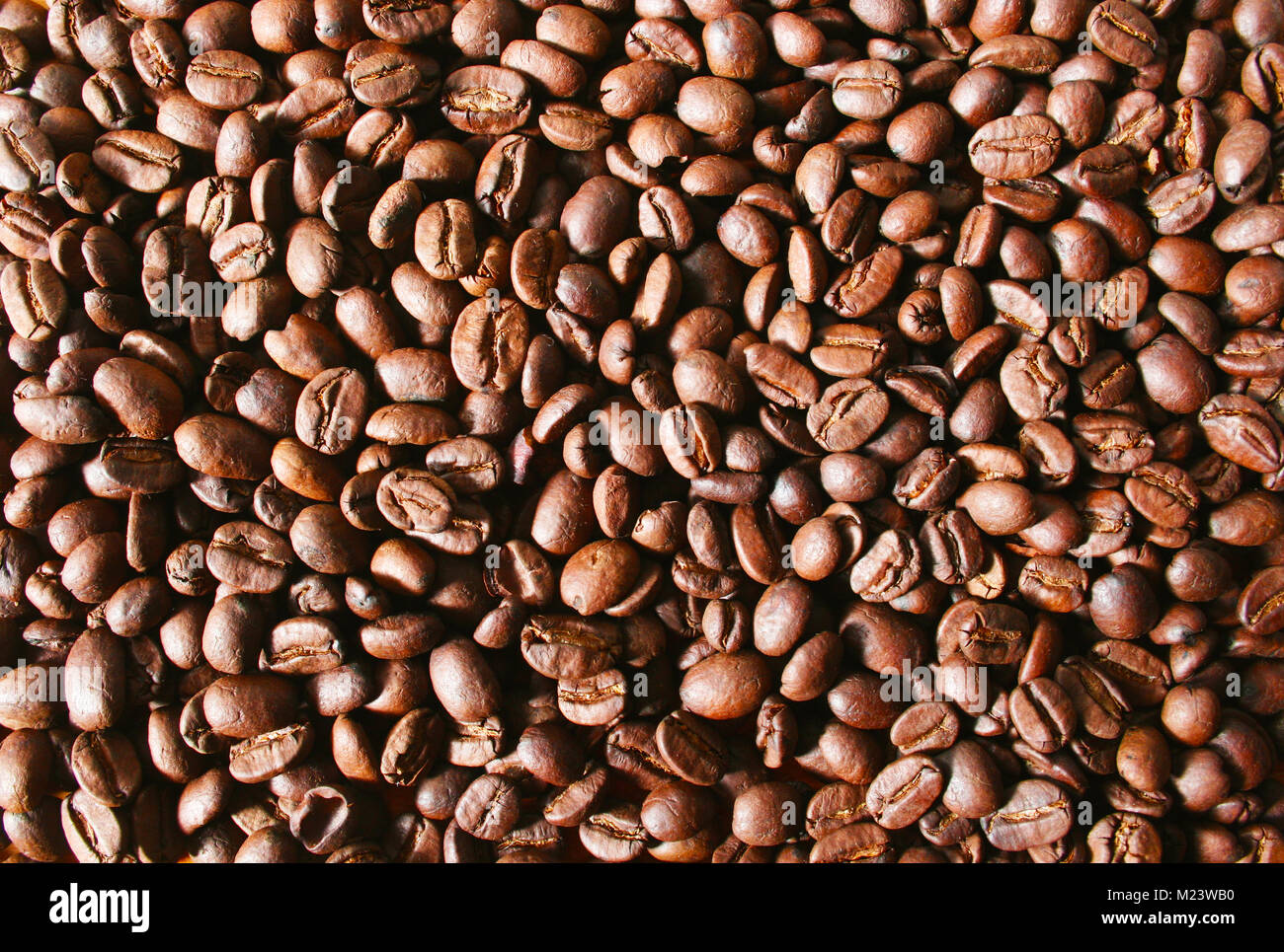 Coffee beans background Stock Photo - Alamy