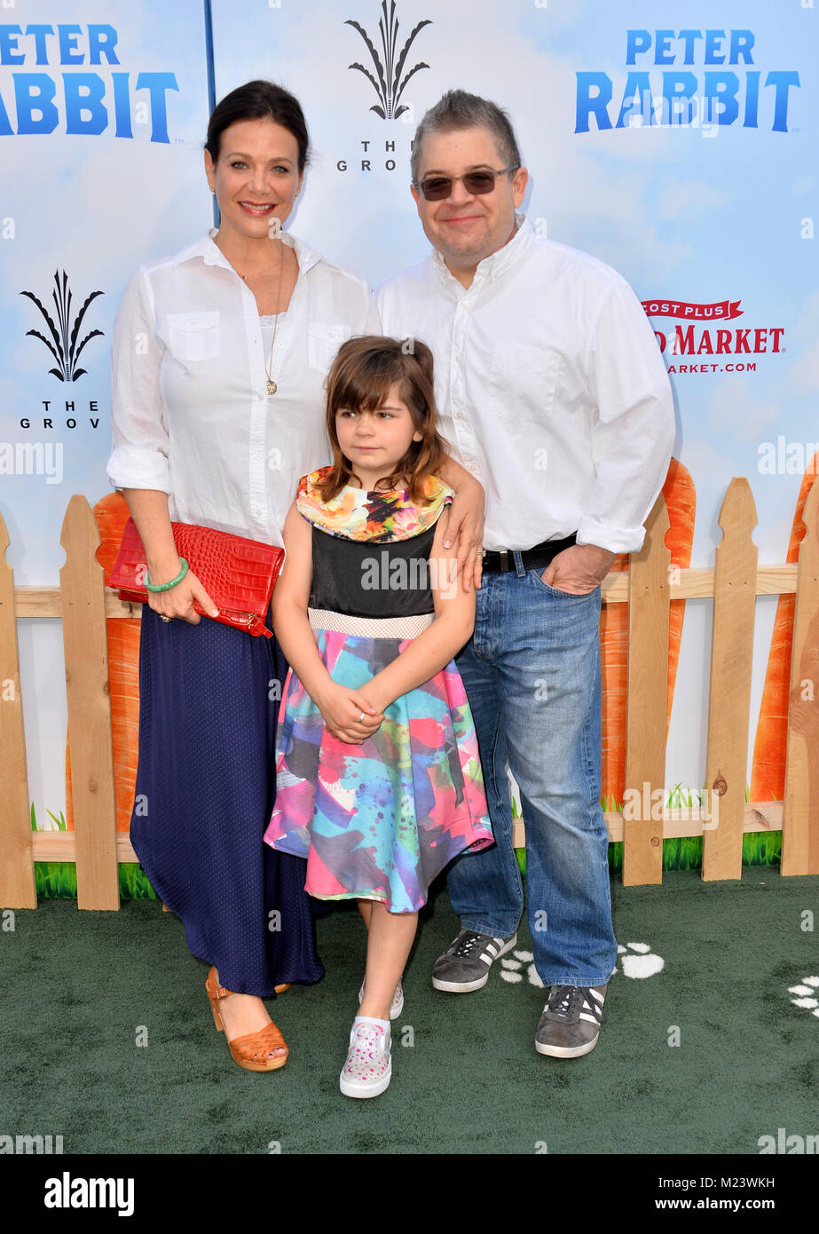 LOS ANGELES, CA. February 03, 2018: Patton Oswalt, Meredith Salenger ...