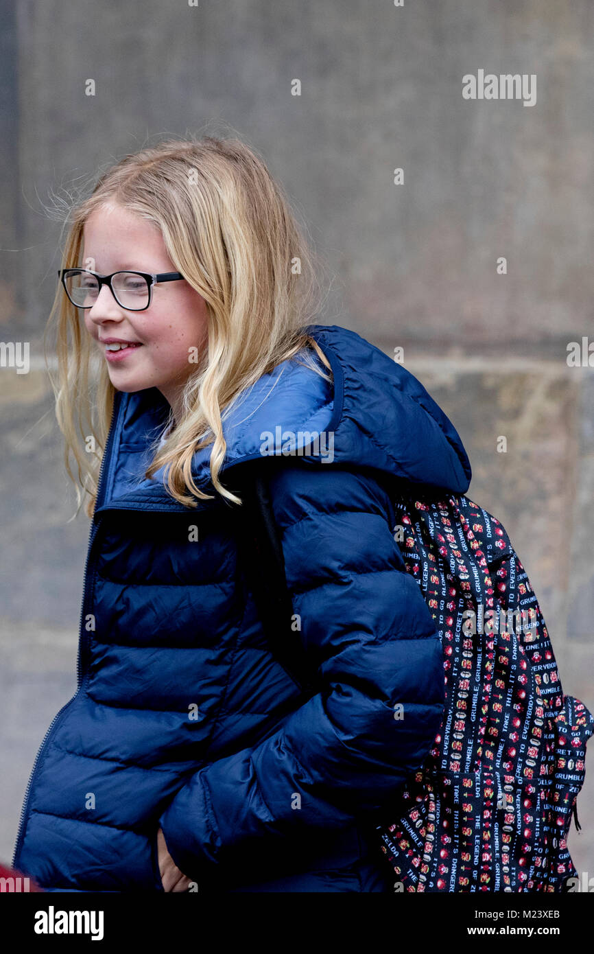 Amsterdam, The Netherlands. 3rd Feb, 2018. Princess Mabel and her ...