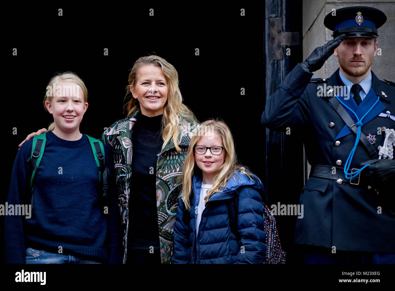 Amsterdam, The Netherlands. 3rd Feb, 2018. Princess Mabel and her ...