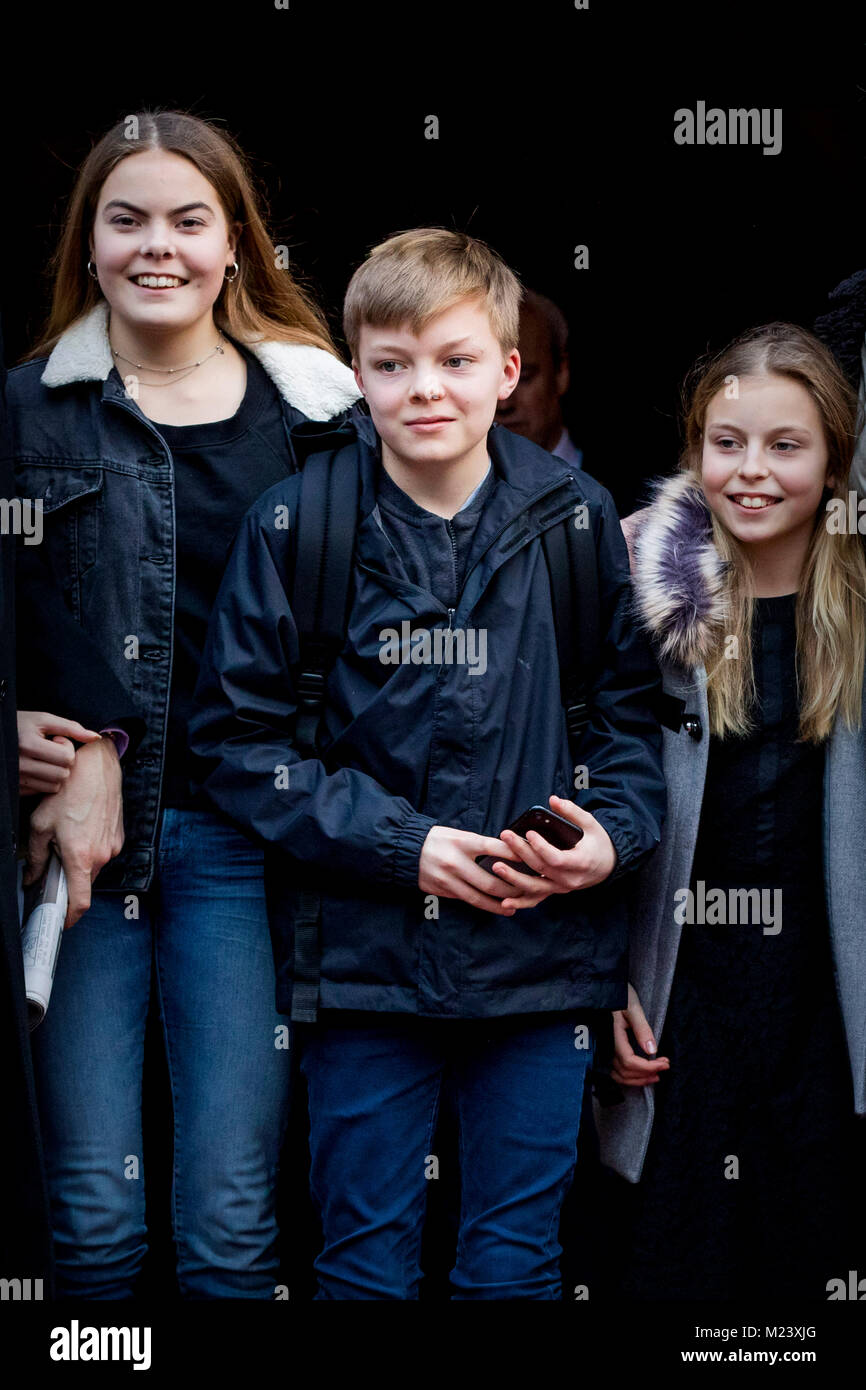 Prince Constantijn, Princess Laurentien, Countess Eloise, Count Claus ...