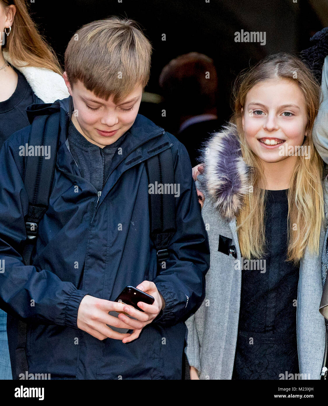 Prince Constantijn, Princess Laurentien, Countess Eloise, Count Claus ...