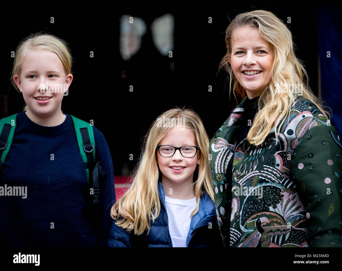 Amsterdam, The Netherlands. 3rd Feb, 2018. Princess Mabel and her ...