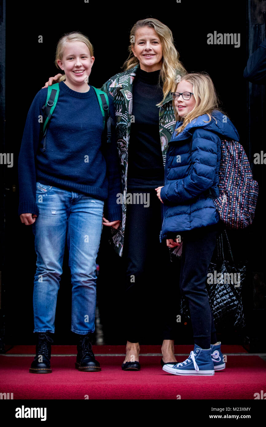 Amsterdam, The Netherlands. 3rd Feb, 2018. Princess Mabel and her ...