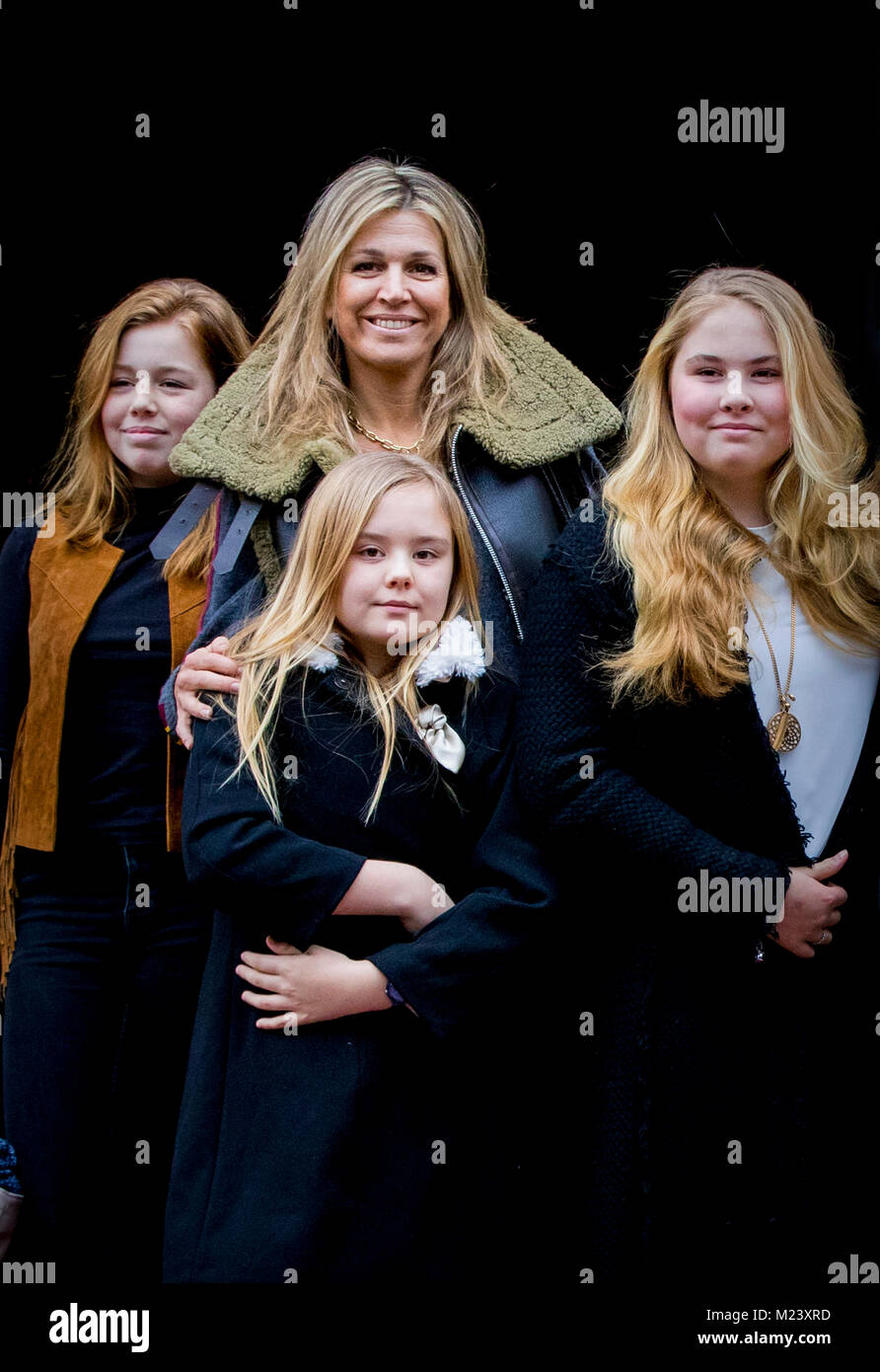 Amsterdam, The Netherlands. 3rd Feb, 2018. King Willem-Alexander, Queen ...