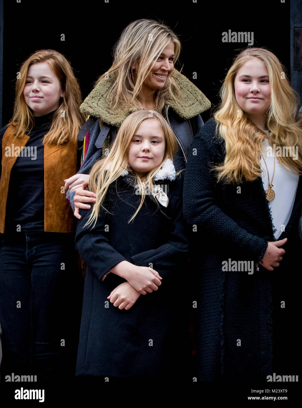 Amsterdam, The Netherlands. 3rd Feb, 2018. King Willem-Alexander, Queen ...