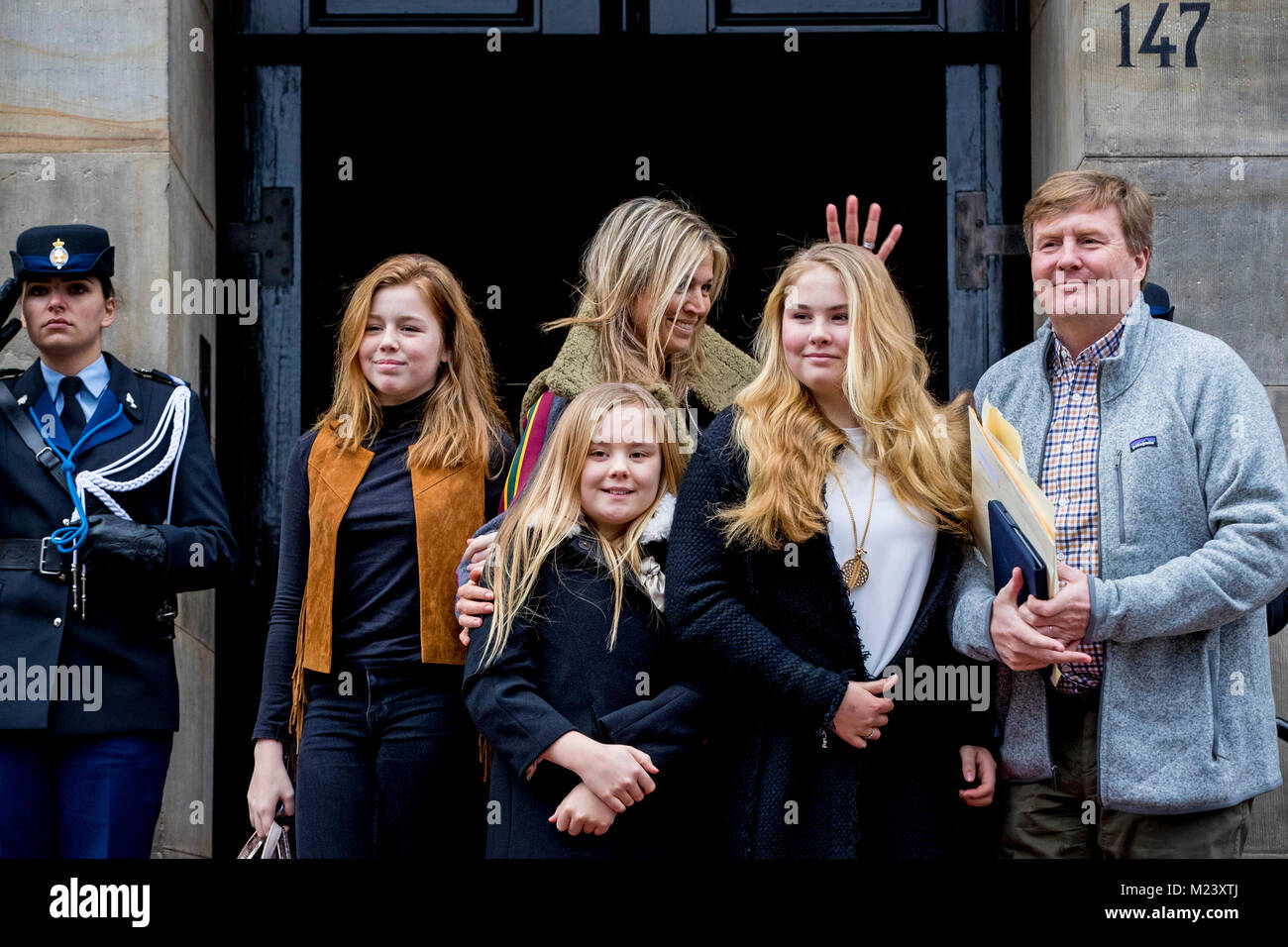 Amsterdam, The Netherlands. 3rd Feb, 2018. King Willem-Alexander, Queen ...