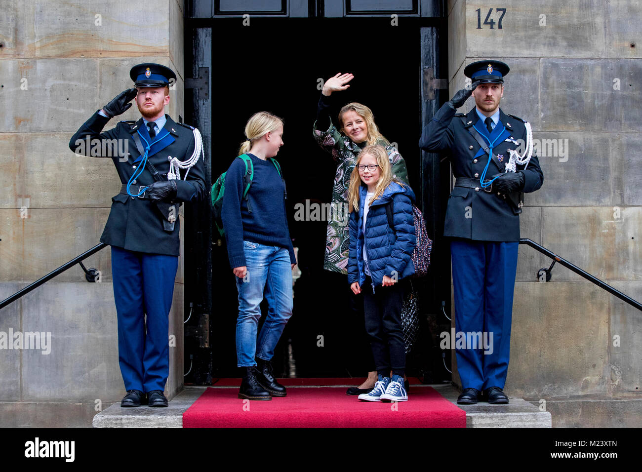 Amsterdam, The Netherlands. 3rd Feb, 2018. Princess Mabel and her ...