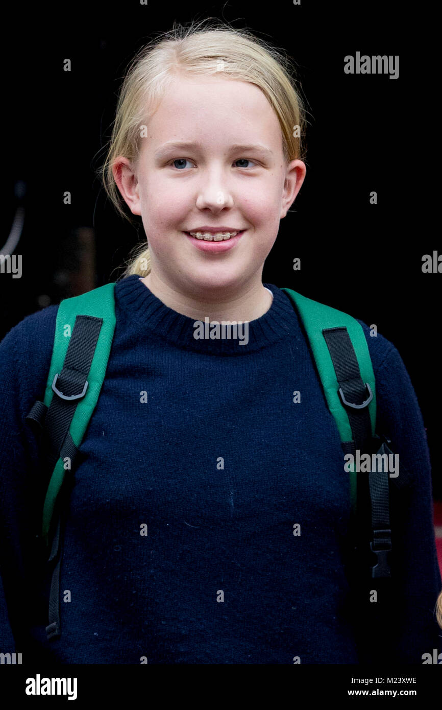 Amsterdam, The Netherlands. 3rd Feb, 2018. Princess Mabel and her ...