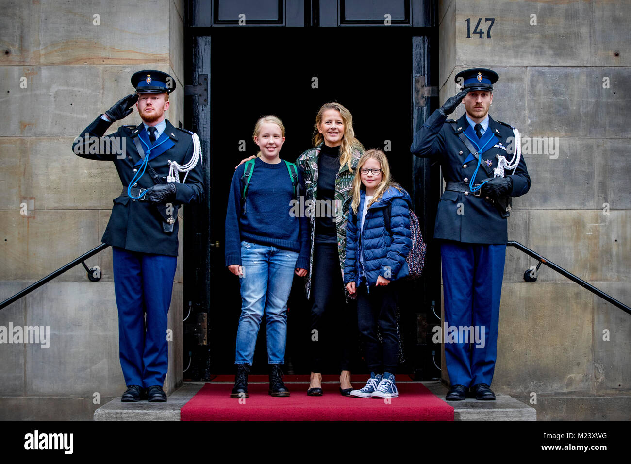 Amsterdam, The Netherlands. 3rd Feb, 2018. Princess Mabel and her ...