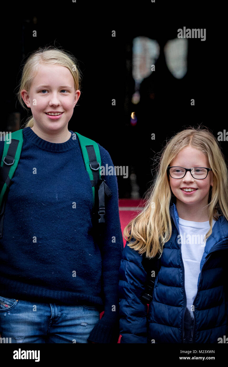 Amsterdam, The Netherlands. 3rd Feb, 2018. Princess Mabel and her ...