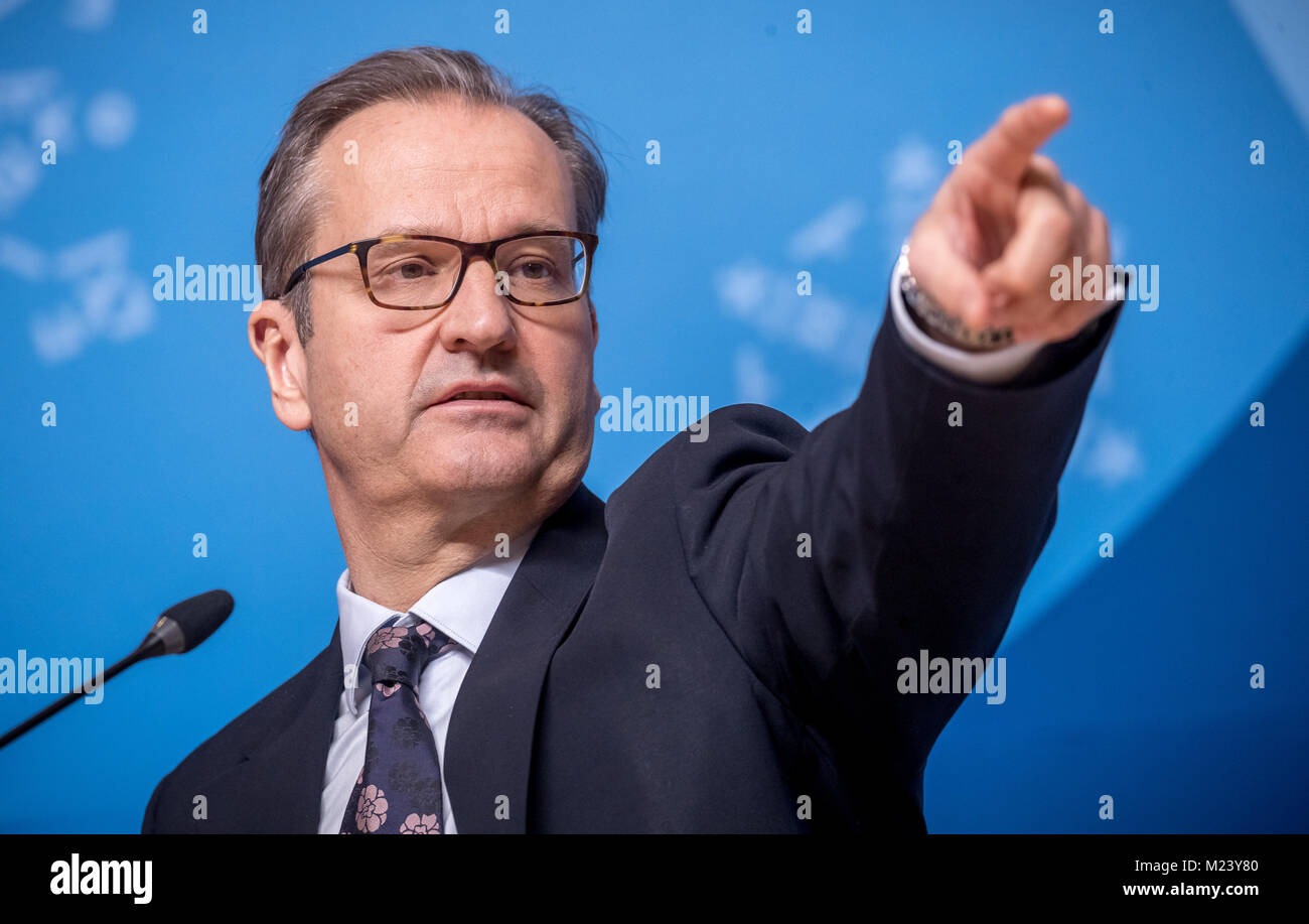 Pyeongchang, South Korea. 04th Feb, 2018. Mark Adams, sppokesman for ...