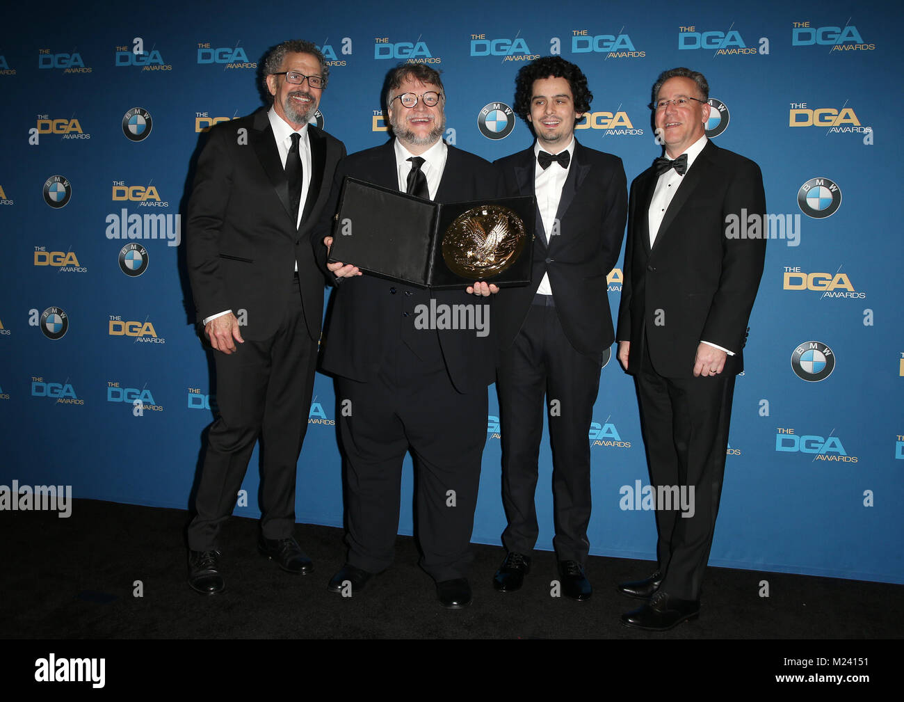 Beverly Hills, Ca. 3rd Feb, 2018. Thomas Schlamme, Guillermo del Toro ...