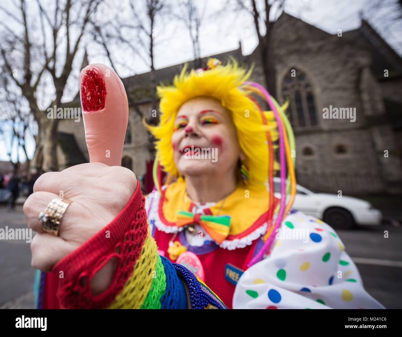 Modern clown father hi-res stock photography and images - Alamy
