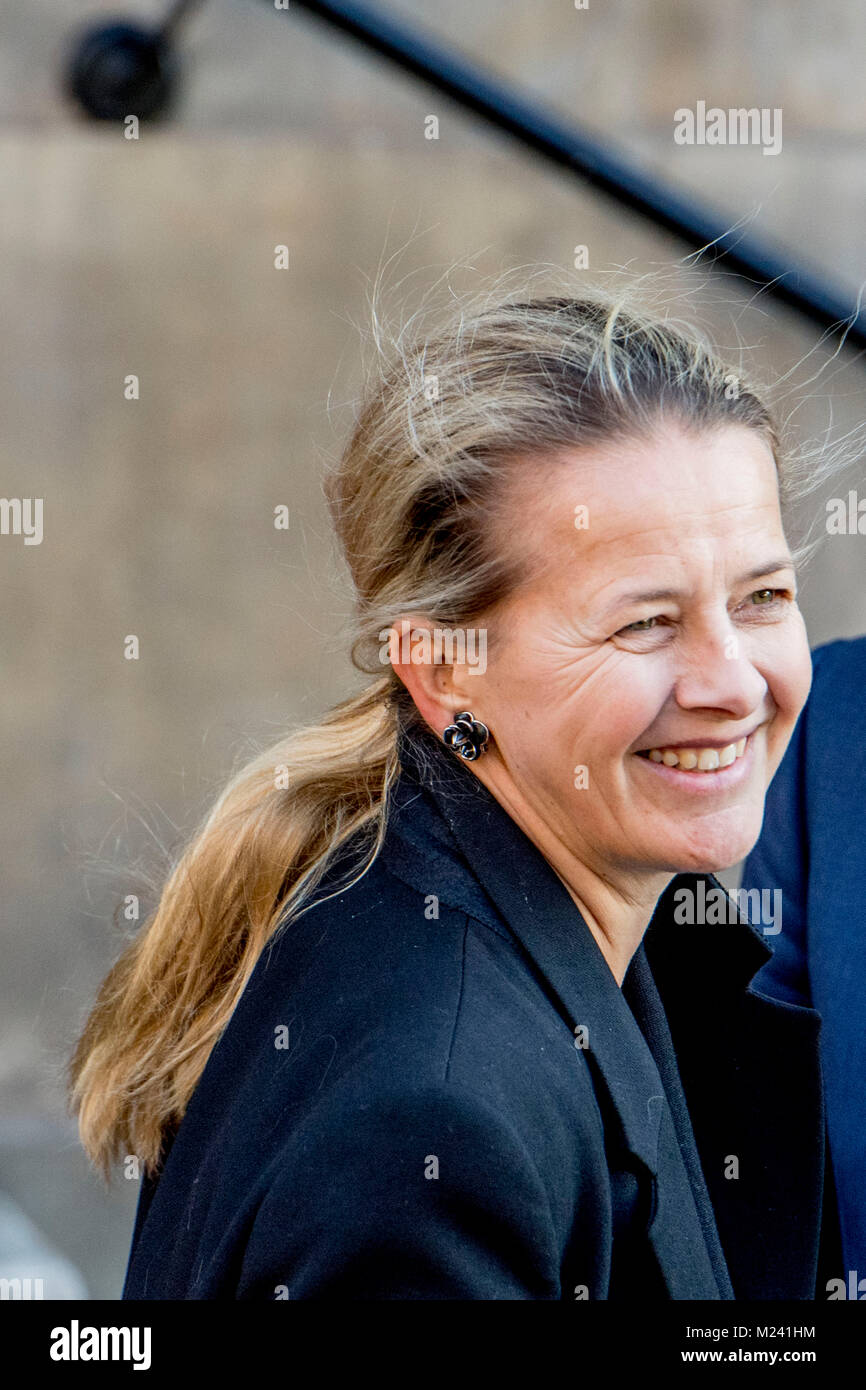 Princess Mabel, Countess Luana and Countess Zaria leave the royal ...