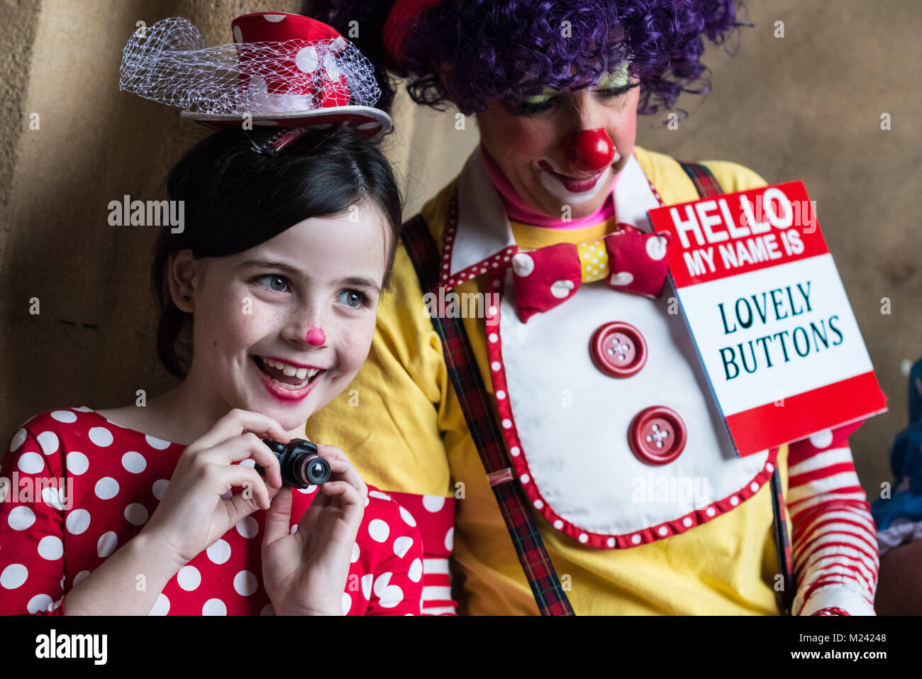 Modern clown father hi-res stock photography and images - Alamy