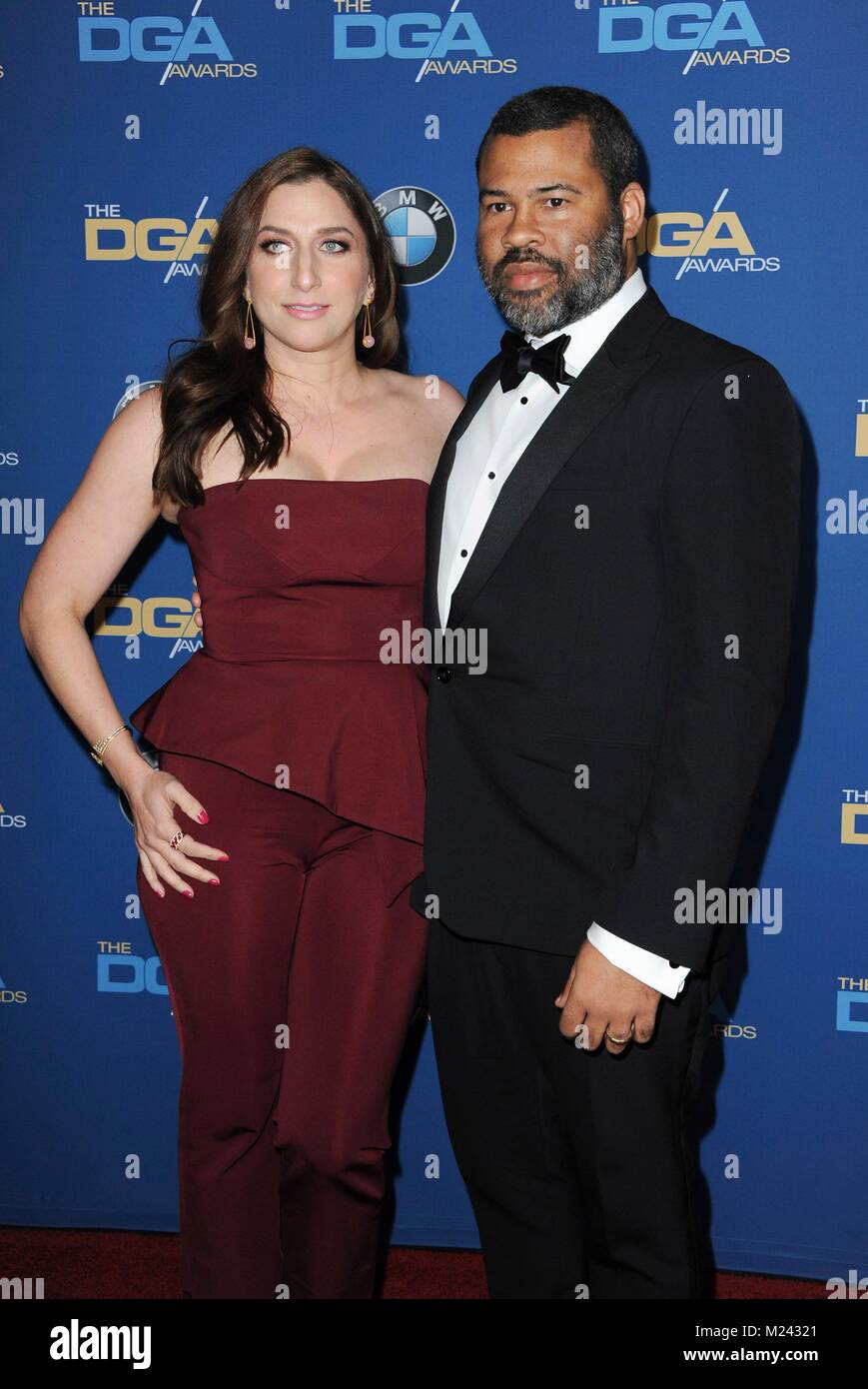 Beverly Hills, CA. 3rd Feb, 2018. Chelsea Peretti, Jordan Peele at ...
