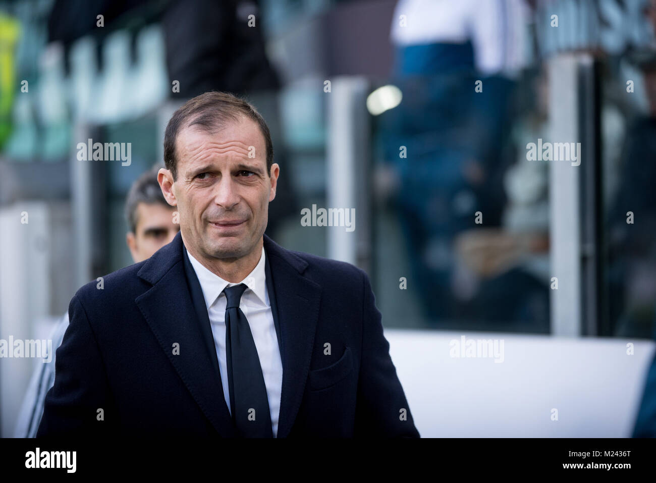 The head coach of Juventus FC Massimiliano Allegri during the Seria A ...