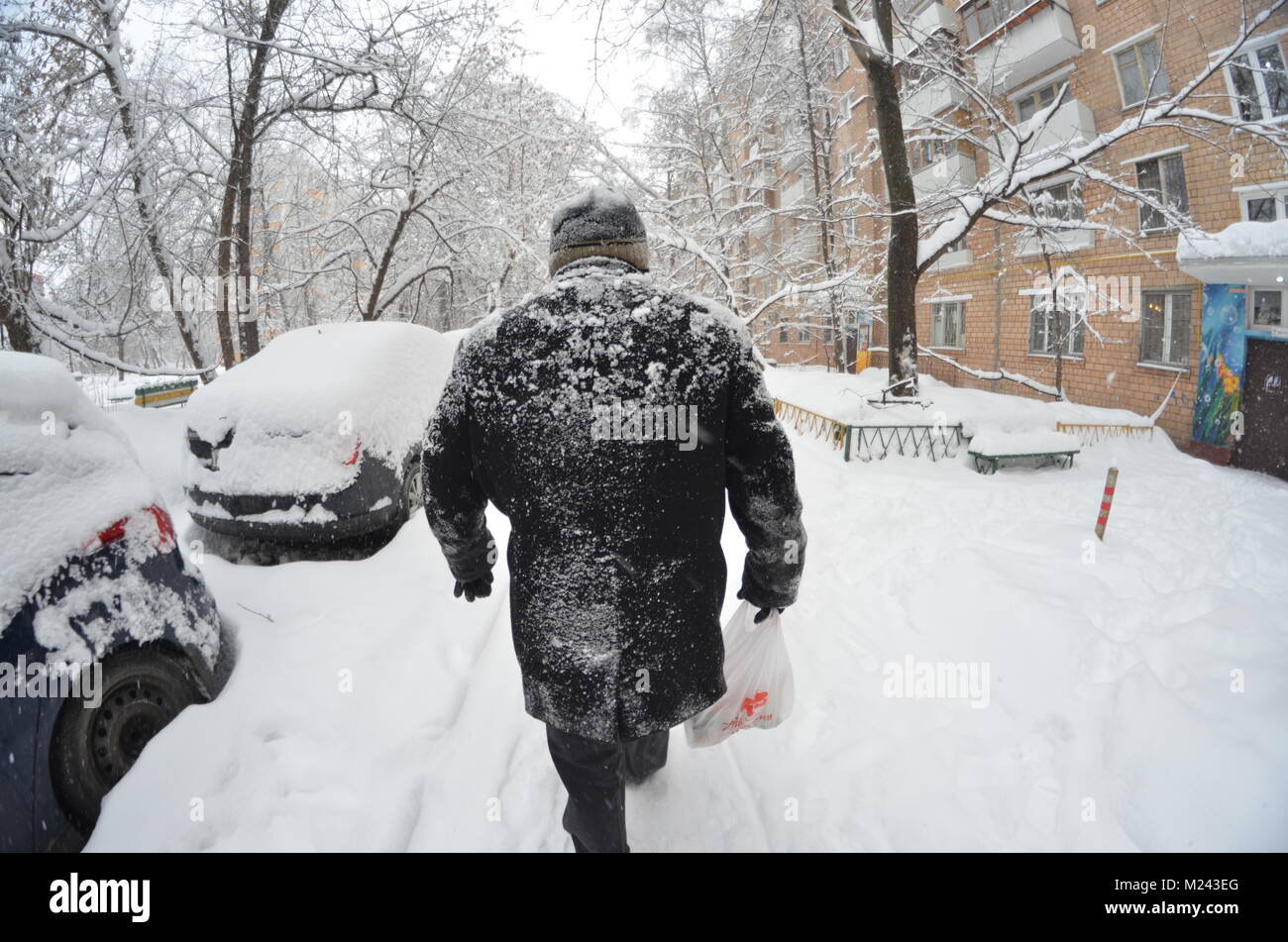 Record snowfall in Moscow. For these days in Moscow, more rain fell ...