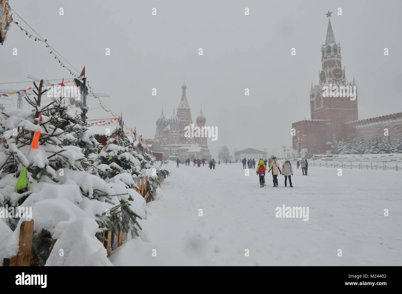 Record snowfall in Moscow. For these days in Moscow, more rain fell ...