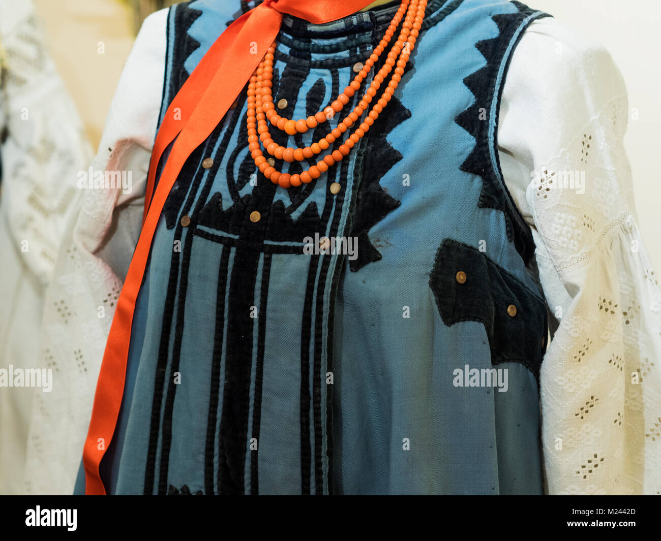 A set of women's clothing late 19 - early 20 centuries. Poltava region ...