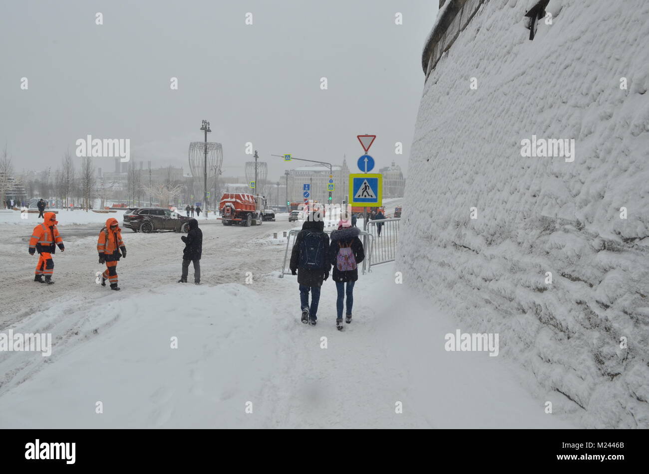 Record snowfall in Moscow. For these days in Moscow, more rain fell ...