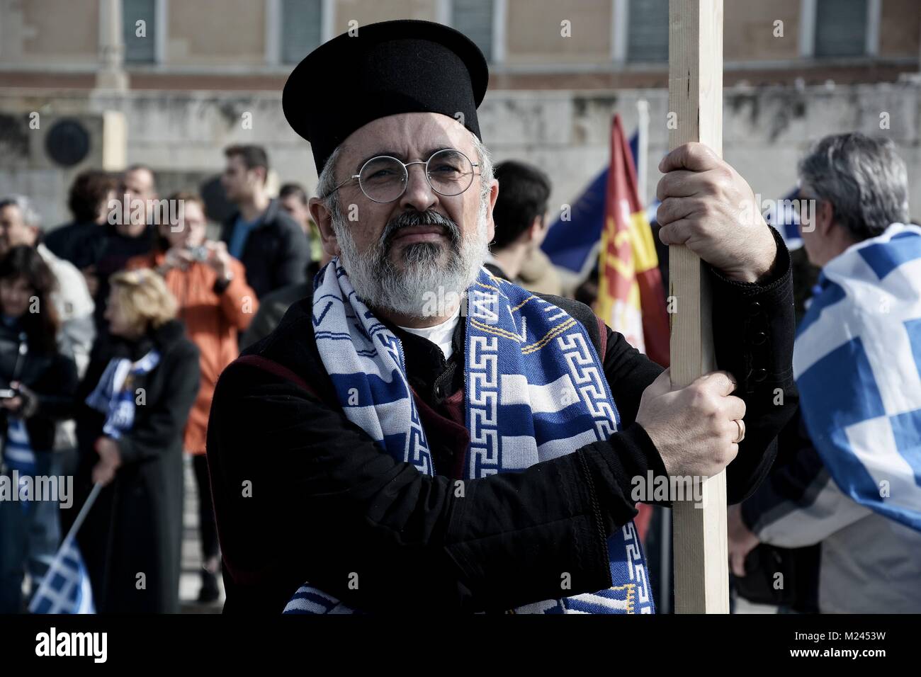 Athens greek orthodox priest hi-res stock photography and images - Alamy