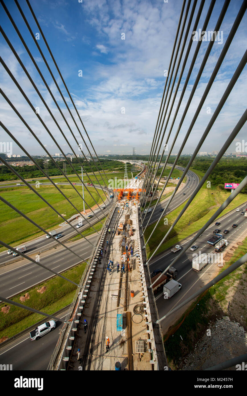 Sao Paulo, Sao Paulo, Brazil. 2nd Feb, 2018. View of the construction ...
