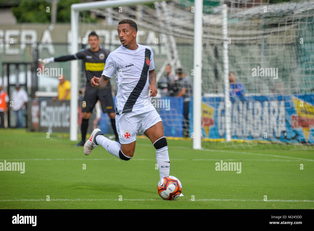 Rio De Janeiro, Brazil. 04th Feb, 2018. Caio Monteiro during Vasco X ...