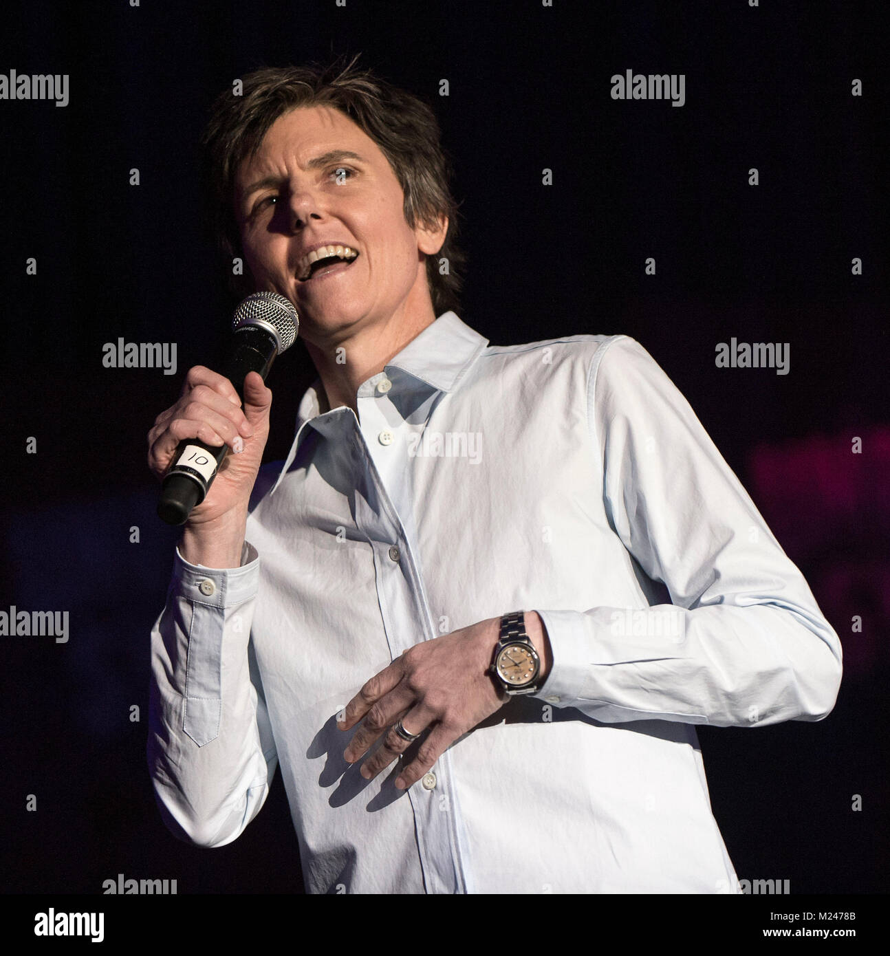 New Orleans, Louisiana, USA. 04th Feb, 2018. Comedian TIG NOTARO ...