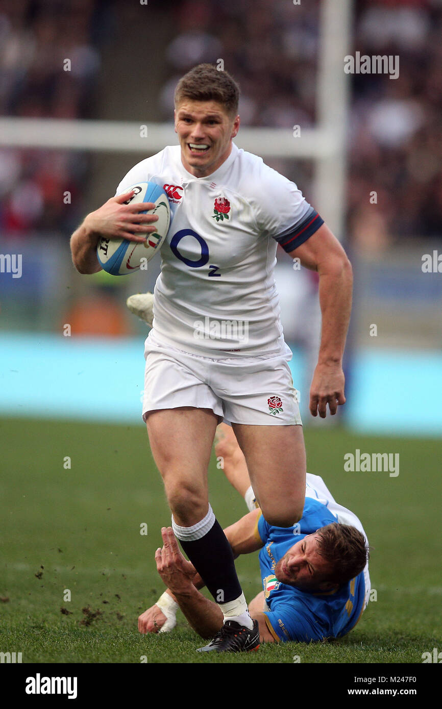 Rome, Italy. 4th Feb, 2018.. Stadio Olimpico, Rome, Italy. Rbs Six ...