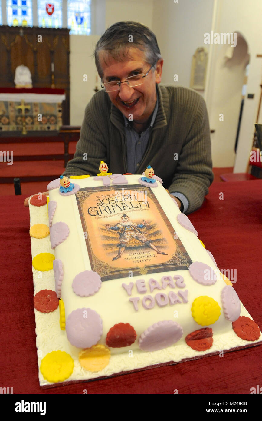 Mattie the Clown (before he's applied make-up) with the annual ...