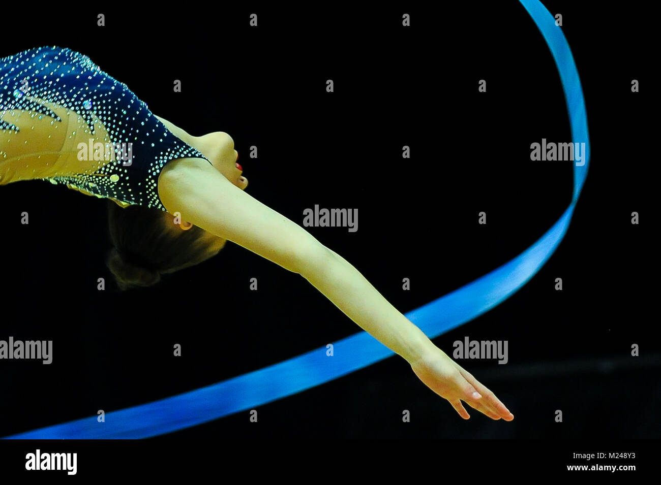 Markham, Canada. 3rd Feb, 2018. Gendron Marie-christine competes in ...