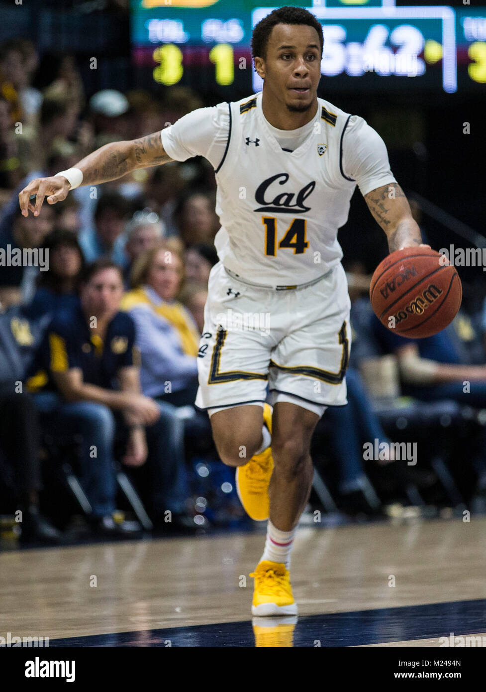 Hass Pavilion Berkeley Calif, USA. 03rd Feb, 2018. CA U.S.A. California ...