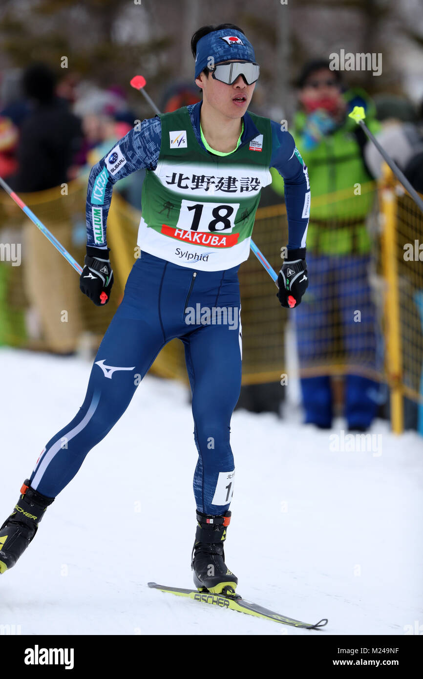 Hakuba, Nagano, Japan. 4th Feb, 2018. Takehiro Watanabe (JPN) Nordic ...
